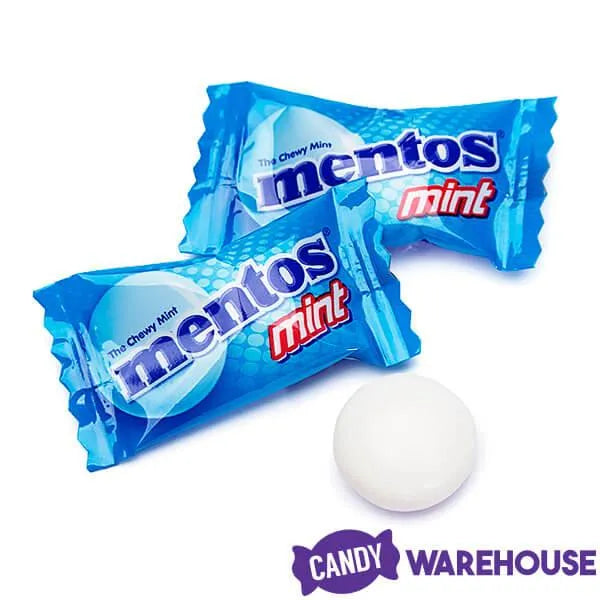 Mentos Mint Candy Single Packs: 125-Piece Bag | Candy Warehouse