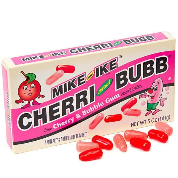 Mike and Ike Cherry and Bubb Candy 5-Ounce Packs: 12-Piece Box – Candy ...