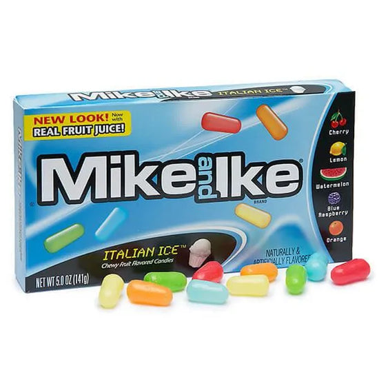 Mike and Ike Italian Ice Candy 5-Ounce Packs: 12-Piece Box | Candy ...