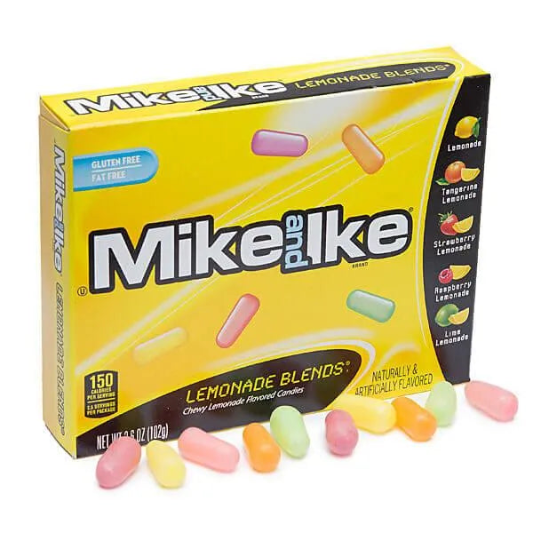 Mike and Ike Lemonade Blends Candy 3.6-Ounce Packs: 12-Piece Box ...