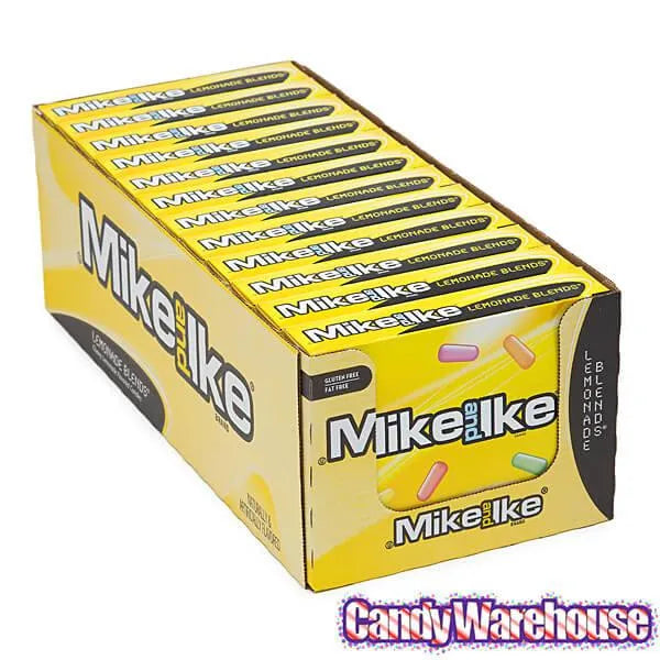Mike and Ike Lemonade Blends Candy 3.6-Ounce Packs: 12-Piece Box ...