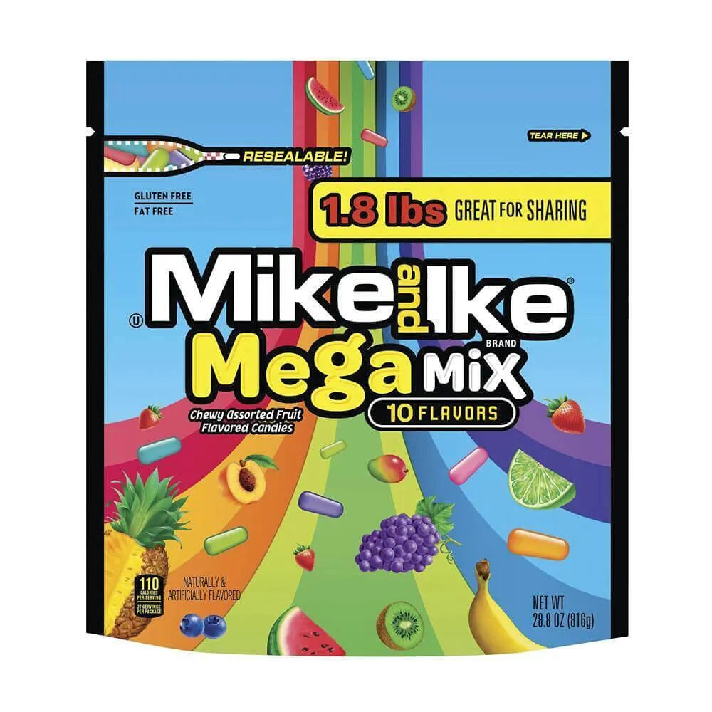 Mike and Ike Mega Mix 28.8-Ounce Bag | Candy Warehouse