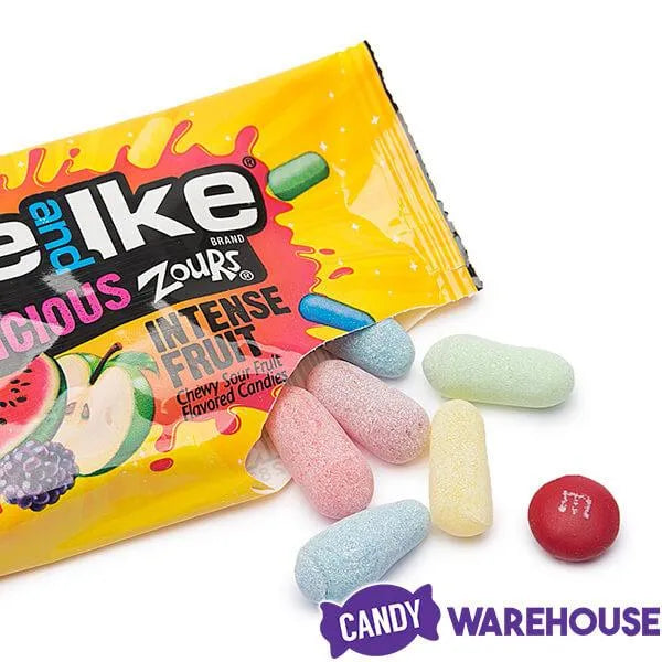 Mike and Ike Zours Candy 1.8-Ounce Packs: 24-Piece Box | Candy Warehouse