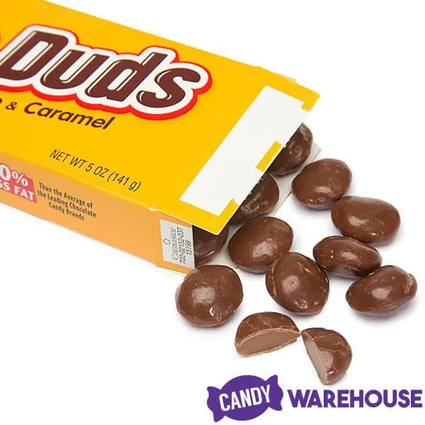 Milk Duds Candy 5-Ounce Packs: 12-Piece Box | Candy Warehouse