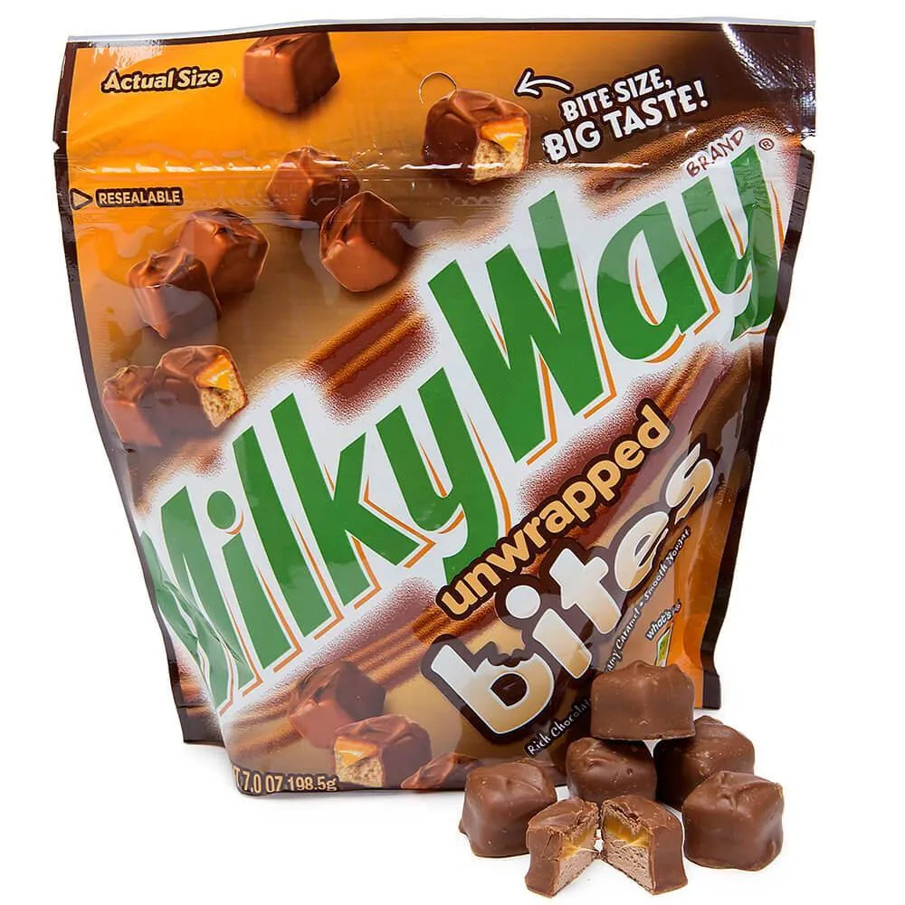 Milky Way Bites Candy: 7-Ounce Bag | Candy Warehouse