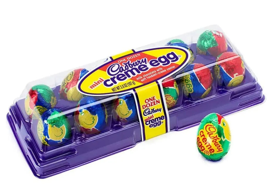 Mini Cadbury Creme Eggs: 12-Piece Tray – Candy Warehouse