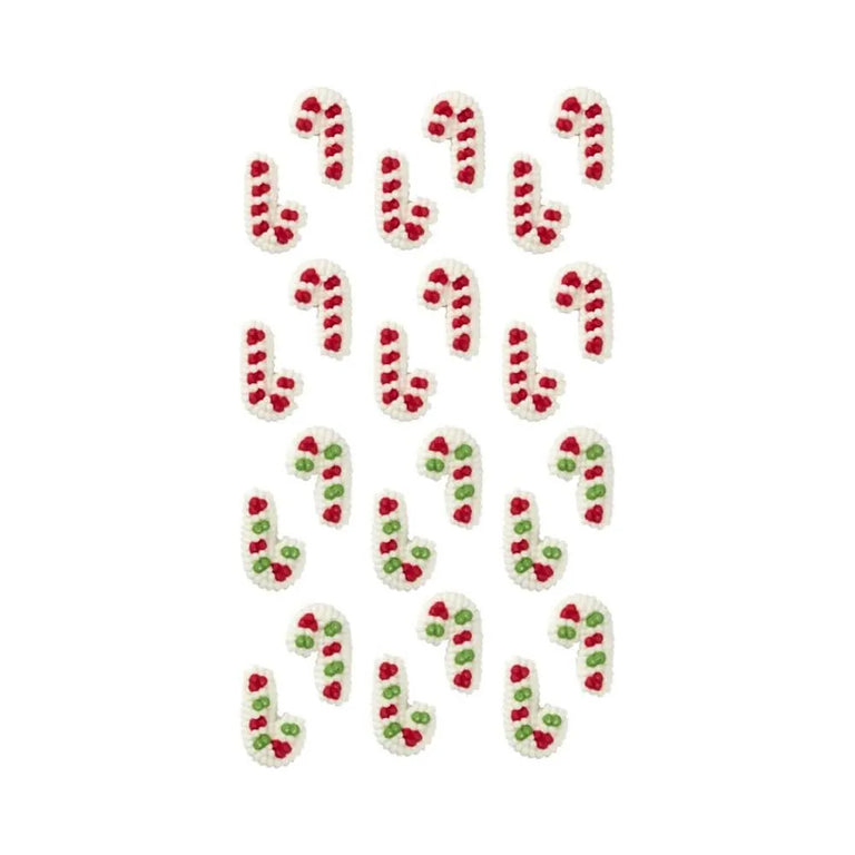 Mini Candy Cane Cookie Decorations: 24-Piece Pack – Candy Warehouse
