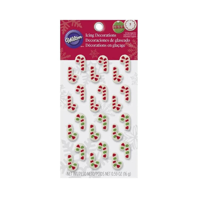 Mini Candy Cane Cookie Decorations: 24-Piece Pack – Candy Warehouse