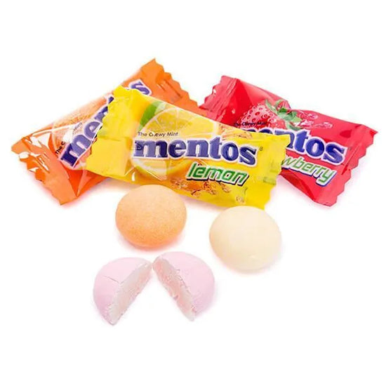 Mini Mentos Fruit Candy Single Packs: 1LB Bag | Candy Warehouse