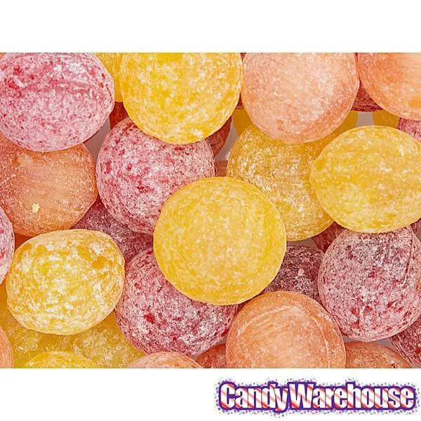 Mini Sour Fruit Balls Hard Candy: 10-Ounce Tin | Candy Warehouse