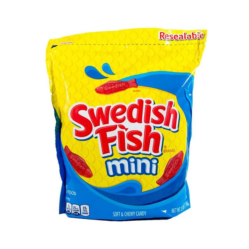 Mini Swedish Fish Candy - Red: 3.5LB Bag – Candy Warehouse