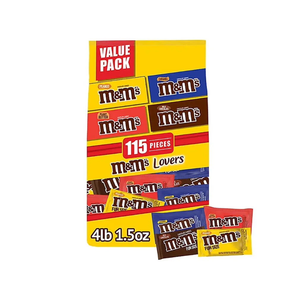 M&M's Candy Fun Size Packs: 115-Piece Bag | Candy Warehouse