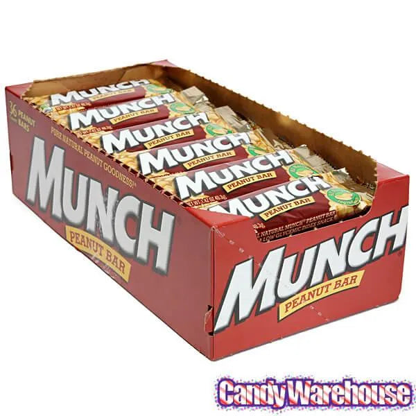 Munch Nut Candy Bars: 36-Piece Box – Candy Warehouse