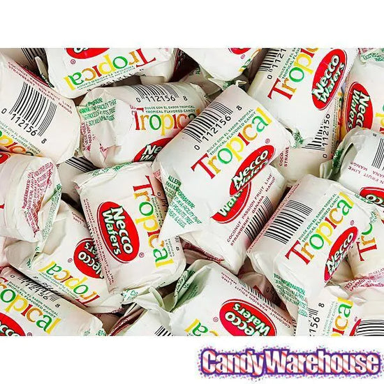 Necco Wafers Candy Mini Rolls - Tropical: 150-Piece Tub | Candy Warehouse