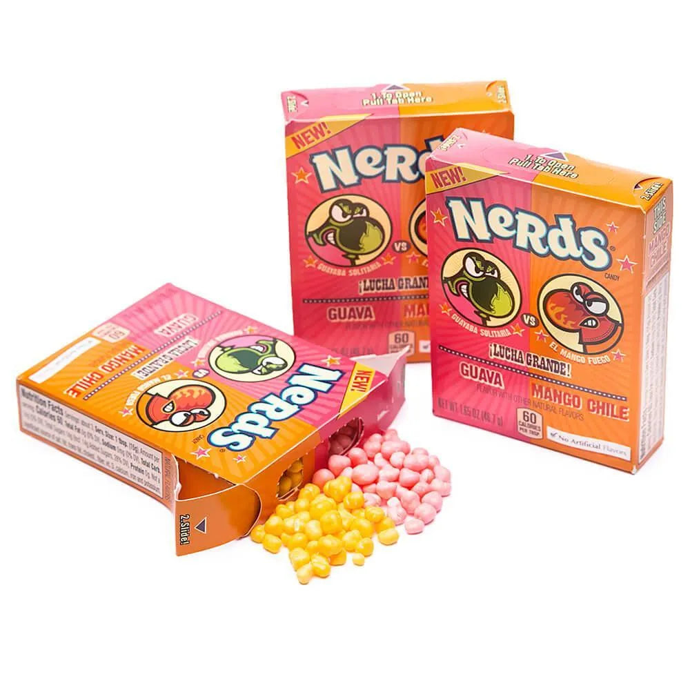 Nerds Candy 2-Flavor Packs - Guava and Mango Chile: 24-Piece Box ...