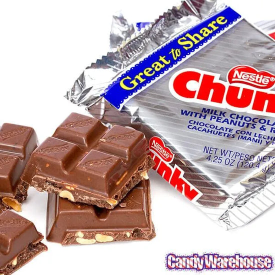 Nestle Chunky Giant Size Candy Bars: 12-Piece Box | Candy Warehouse