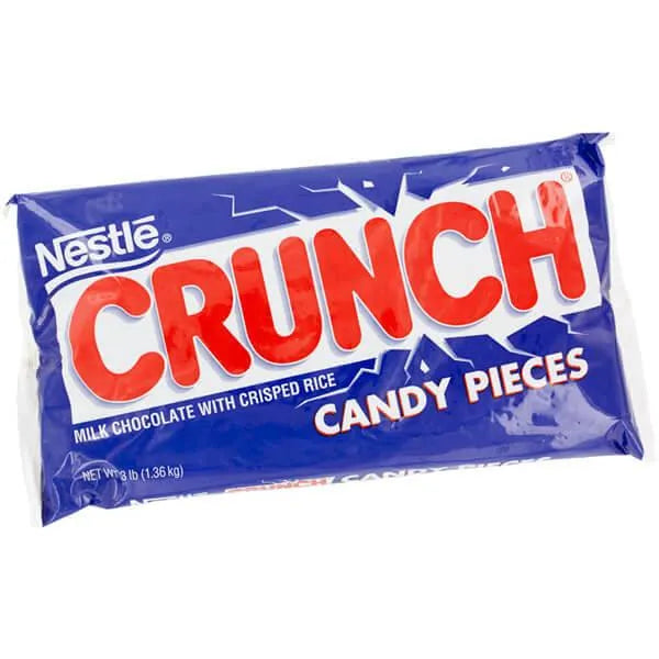 Nestle Crunch Candy Pieces: 3LB Bag | Candy Warehouse