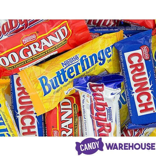 Nestle Fun Size Candy Bars Assortment: 80-Piece Bag – Candy Warehouse