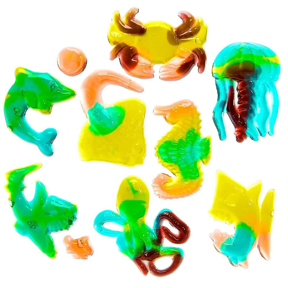 Ocean Shapes Gummy Candy 4-Packs: 18-Piece Box – Candy Warehouse