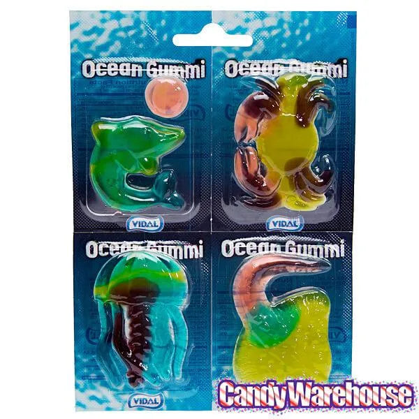 Ocean Shapes Gummy Candy 4-Packs: 18-Piece Box – Candy Warehouse