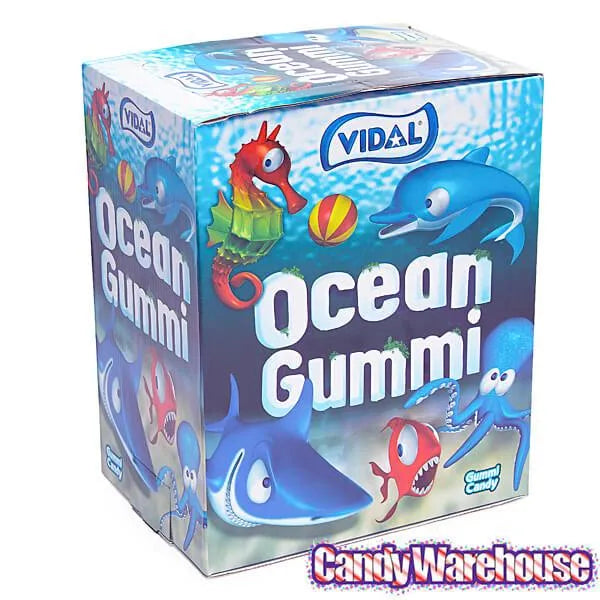 Ocean Shapes Gummy Candy 4-Packs: 18-Piece Box | Candy Warehouse