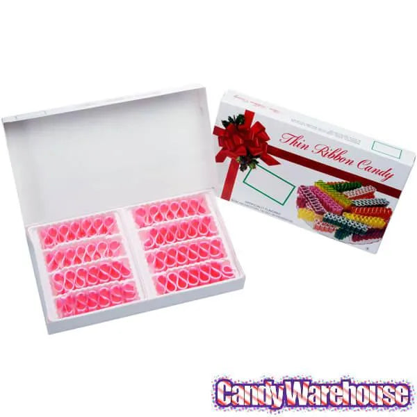 Old Fashioned Thin Ribbon Candy - Pink: 8-Piece Box | Candy Warehouse