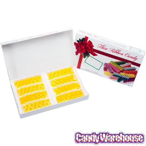 Old Fashioned Thin Ribbon Candy - Yellow: 8-Piece Box | Candy Warehouse