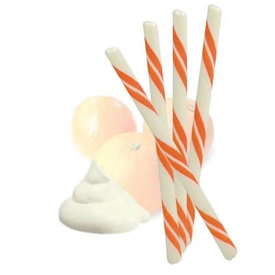 Orange Cream Hard Candy Sticks: 100-Piece Box | Candy Warehouse