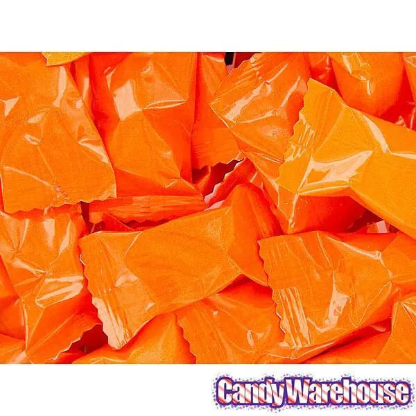 Orange Wrapped Buttermint Creams: 300-Piece Case | Candy Warehouse