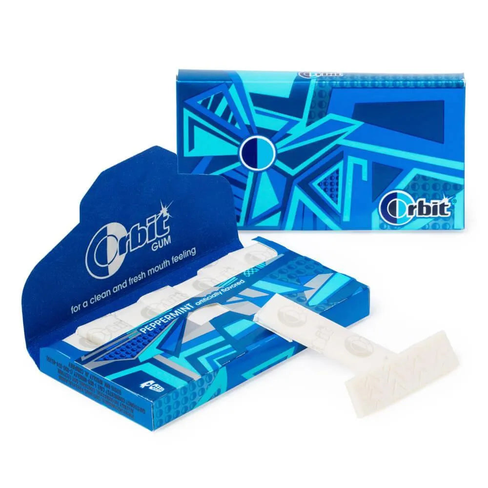 Orbit Peppermint Gum: 12-Piece Box – Candy Warehouse