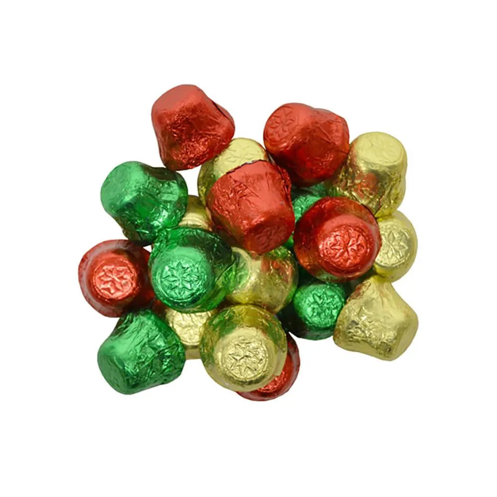 Palmer Christmas Foiled Milk Chocolate Bells: 5LB Bag | Candy Warehouse