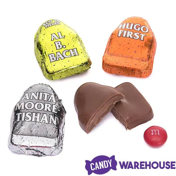 Palmer Foil Wrapped Chocolate Gravestones Halloween Candy: 4LB Bag ...