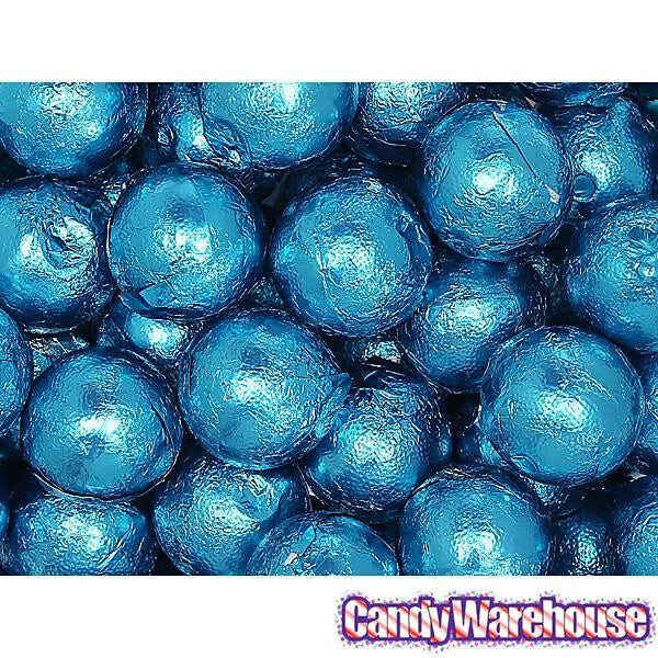 Palmer Foiled Caramel Filled Chocolate Candy Balls - Caribbean Blue ...