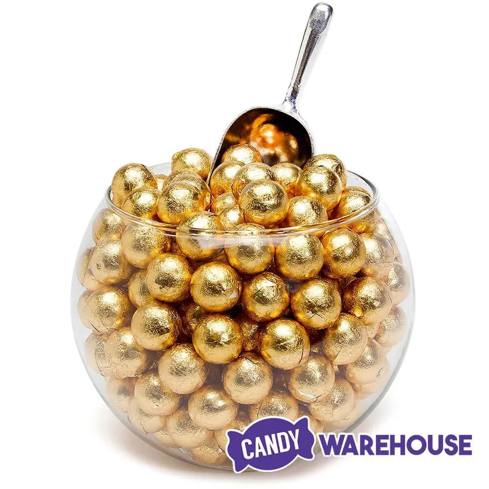 Palmer Foiled Caramel Filled Chocolate Candy Balls - Gold: 5LB Bag ...