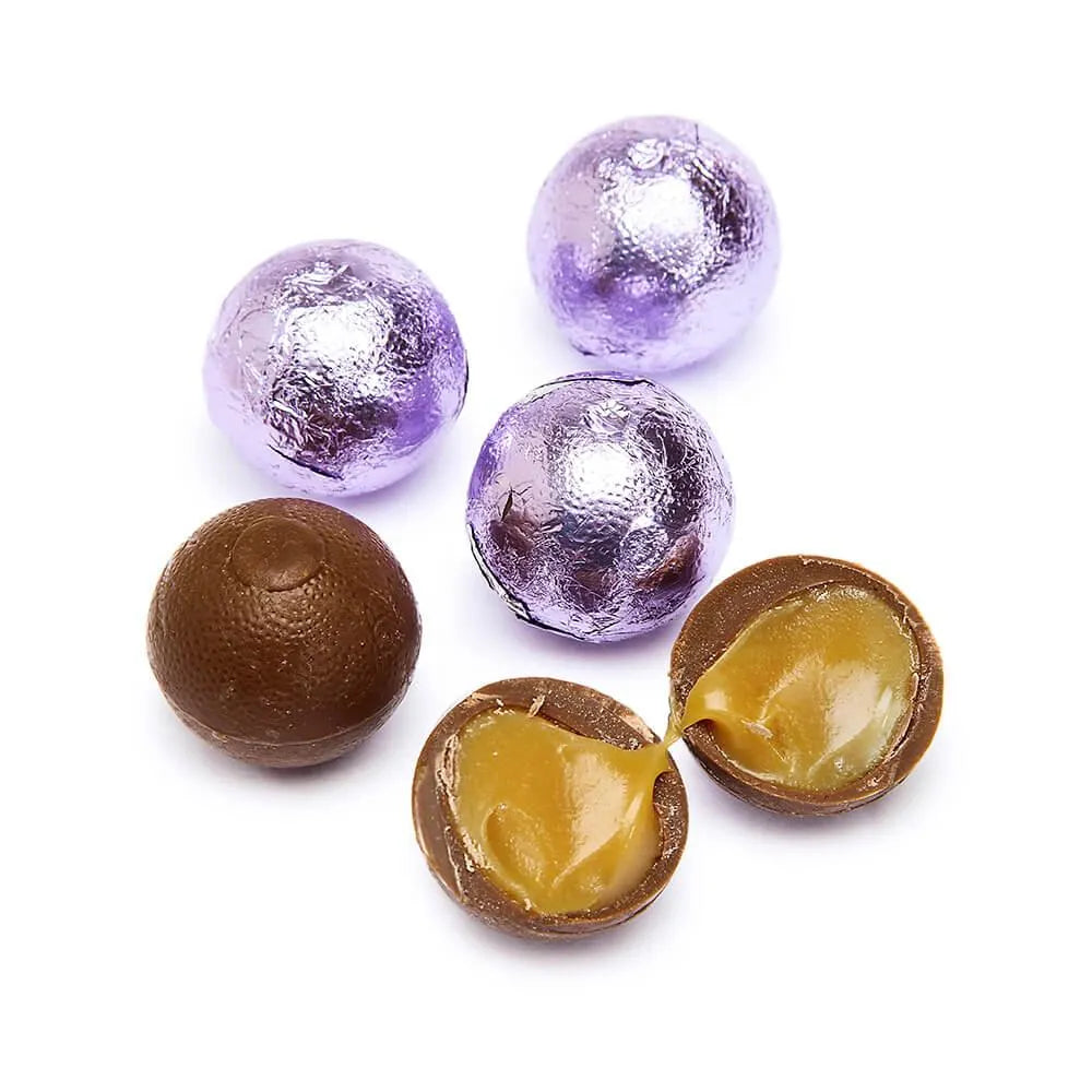 Palmer Foiled Caramel Filled Chocolate Candy Balls - Lavender: 5LB Bag ...