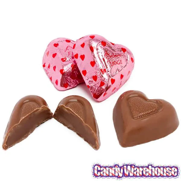 Palmer Pink Foiled Fudge Filled Chocolate Hearts: 4LB Bag – Candy Warehouse