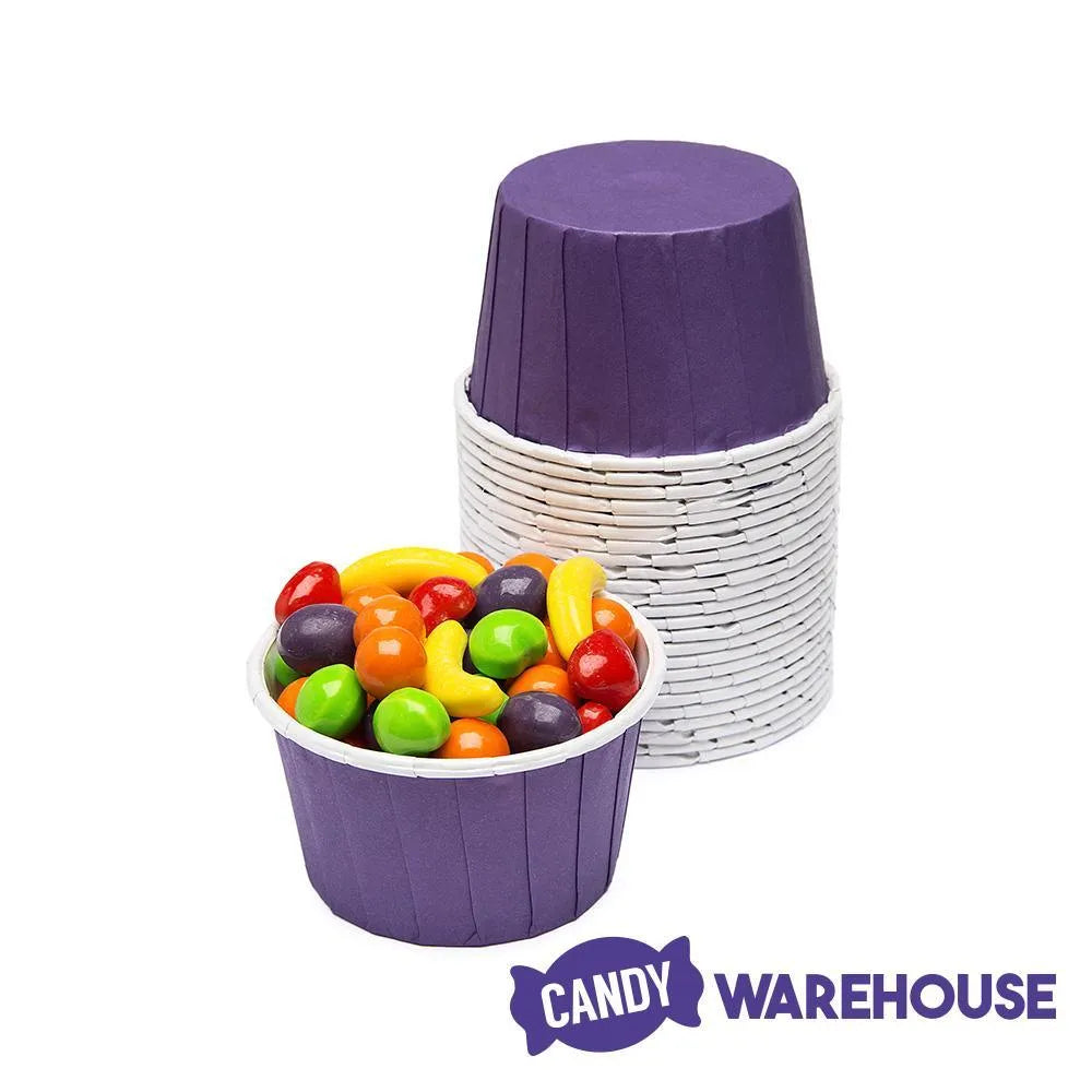 Paper 4-Ounce Candy Cups - Purple: 25-Piece Pack – Candy Warehouse