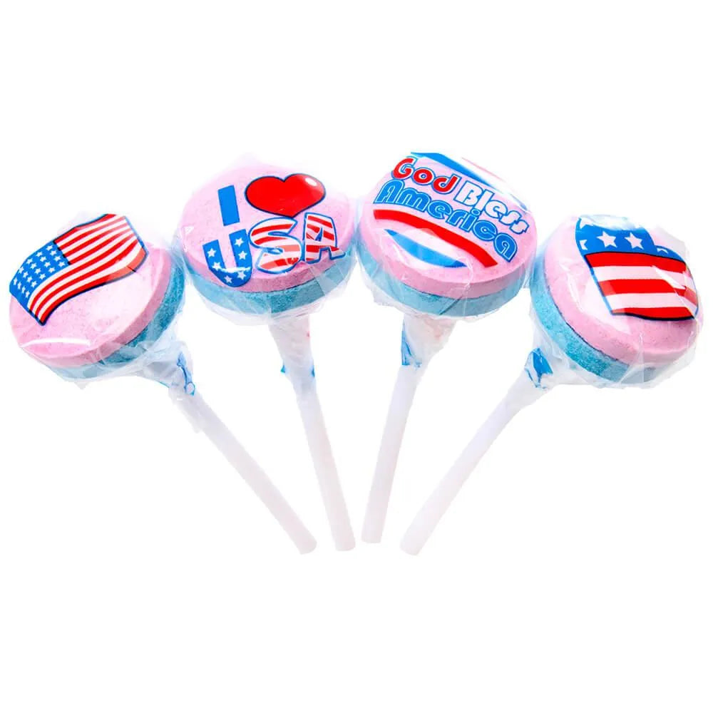 Patriotic USA Lollipops: 45-Piece Box – Candy Warehouse