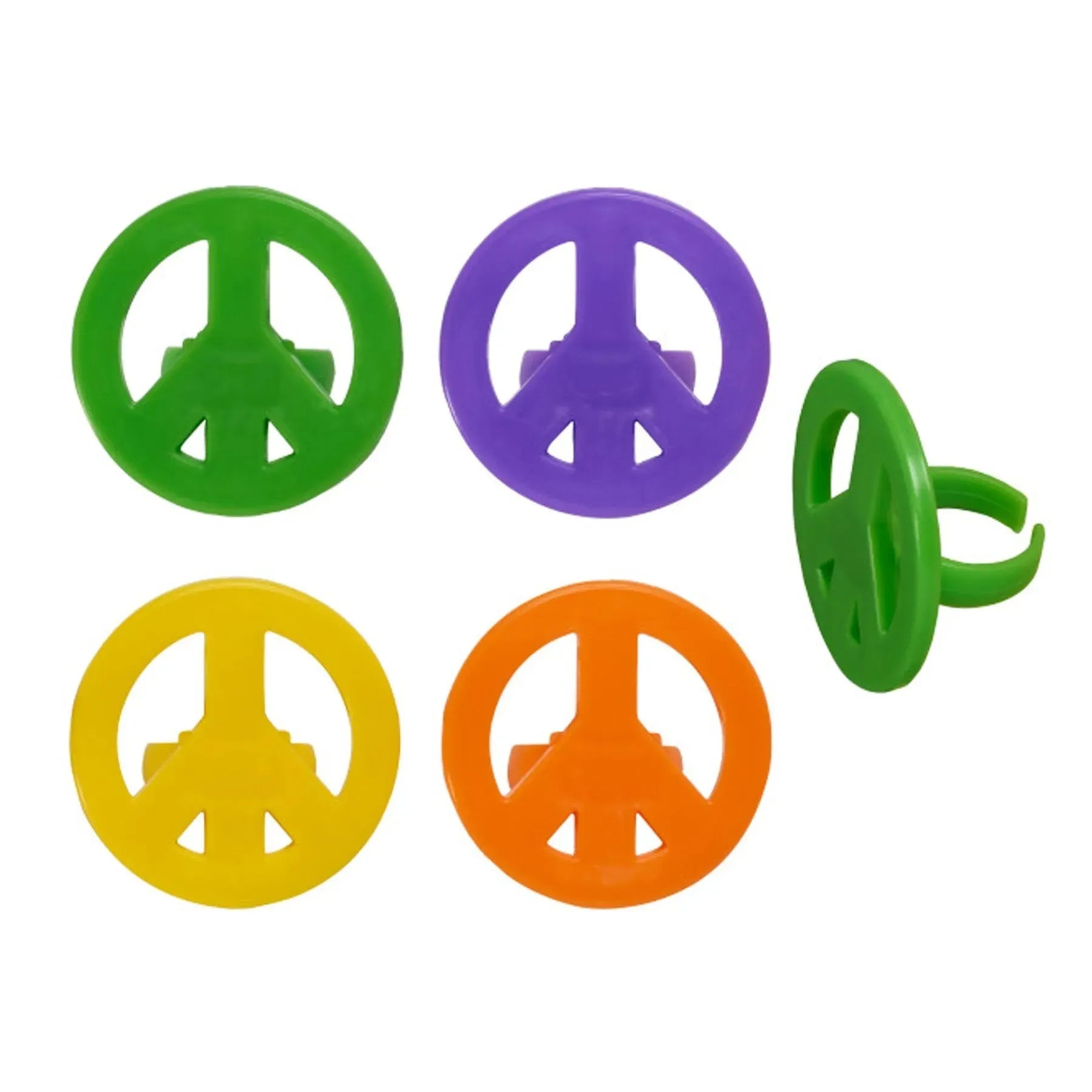 Sprinkle Pop Peace Sign Assortment Cupcake Rings – Candy Warehouse