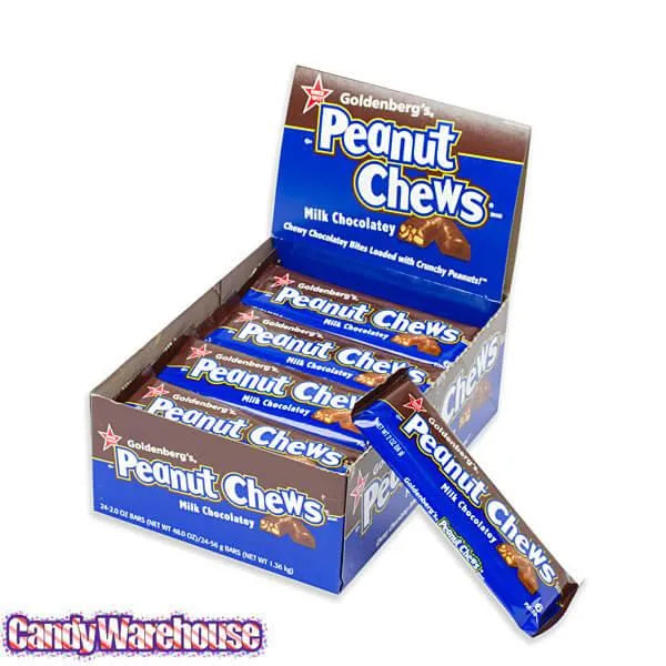 Peanut Chews Candy 2-Ounce Packs - Milk Chocolate: 24-Piece Display ...