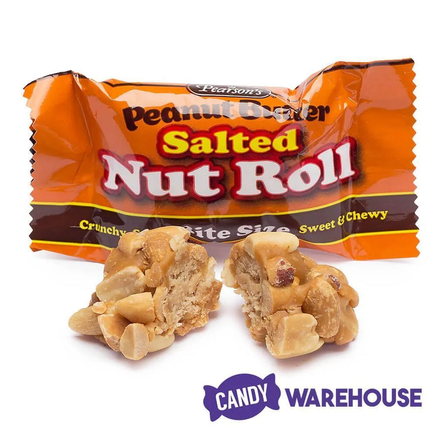 Pearson's Bite Size Salted Nut Rolls Variety: 22-Piece Bag | Candy ...