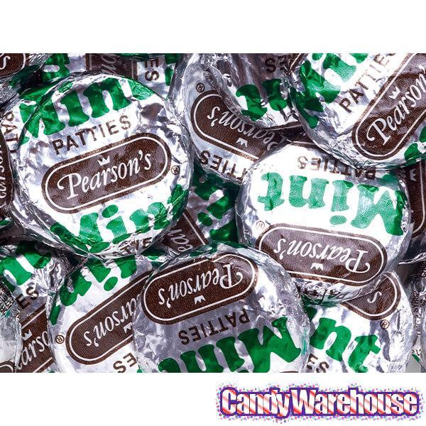 Pearson's Dark Chocolate Mint Patties: 240-Piece Tub | Candy Warehouse