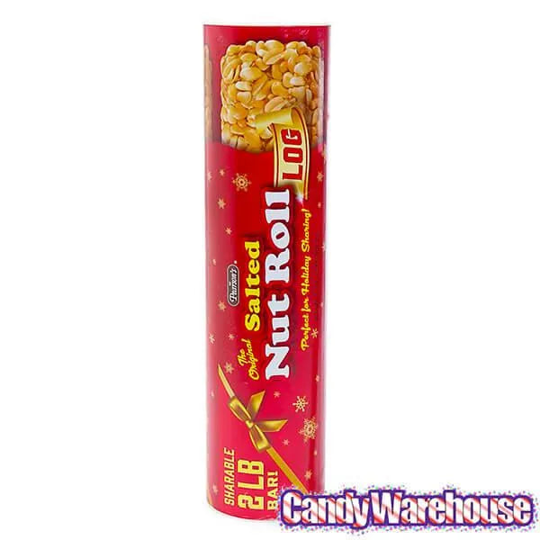 Pearson's Salted Nut Roll 2-Pound Candy Log | Candy Warehouse