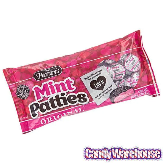 Pearson's Valentine's Mint Patties Candy: 35-Piece Bag | Candy Warehouse