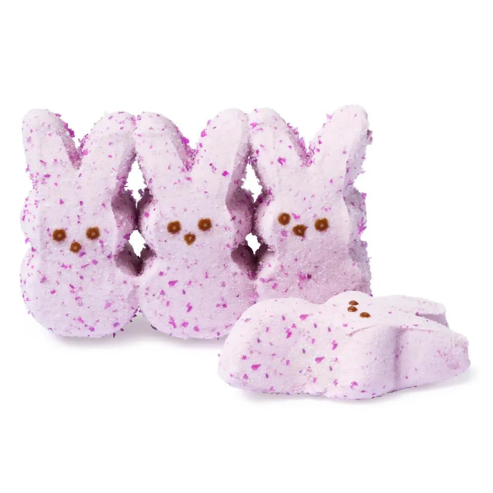 Peeps Marshmallow Candy Bunnies - Sparkly Wildberry: 8-Piece Pack ...