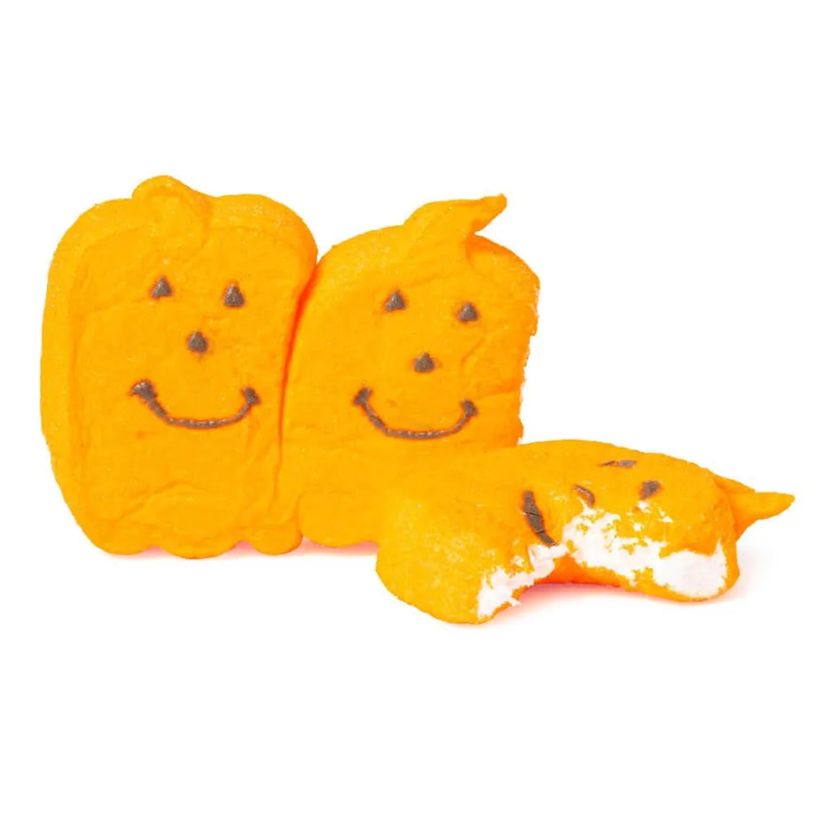 Peeps Marshmallow Halloween Candy Packs - Pumpkins: 12-Piece Case ...