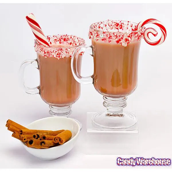 Peppermint Candy Garnish Curls: 6-Piece Set | Candy Warehouse