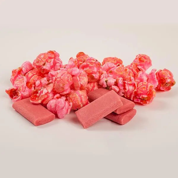 Pink Candy Coated Popcorn - Bubblegum: 1-Gallon Bag | Candy Warehouse