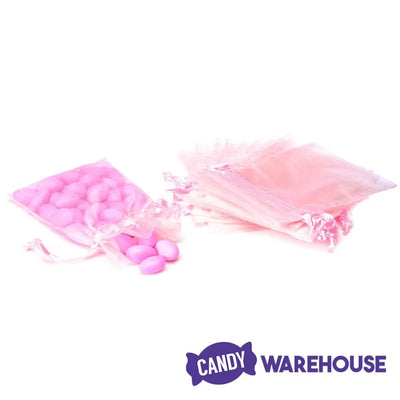 Pink Organza Candy Bags: 30-Piece Pack – Candy Warehouse