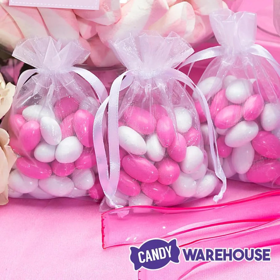 Pink Organza Candy Bags: 30-Piece Pack – Candy Warehouse